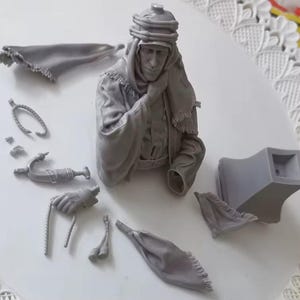 Ancient 1917 T.E Lawrence Resin Bust Model Archaeologist Unpainted ...