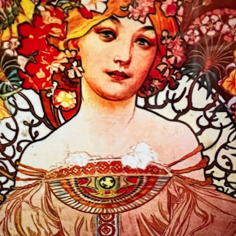 Mucha Tiles - Etsy