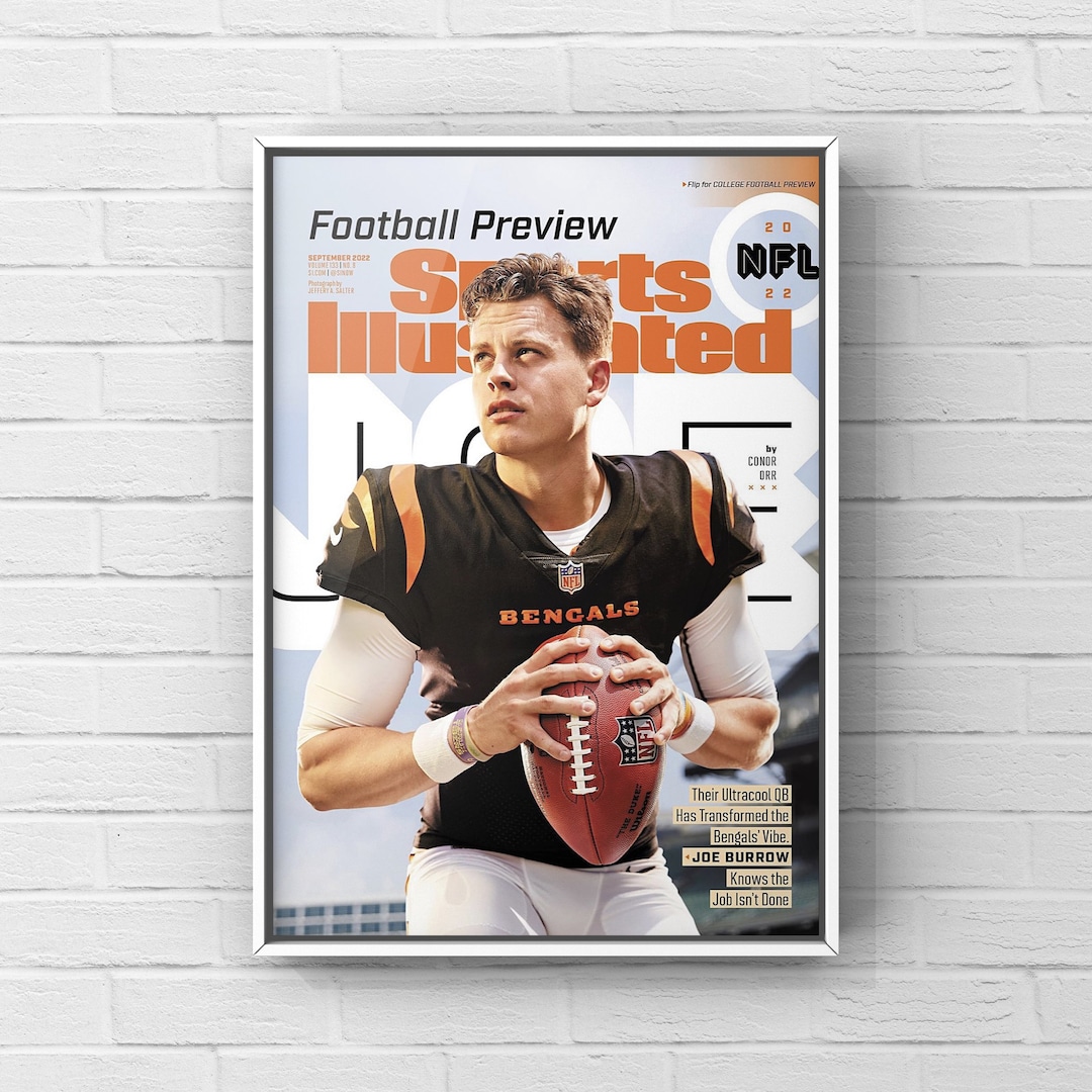 8.5x 11 Sports Illustrated Joe Burrow Gloss Print - Etsy