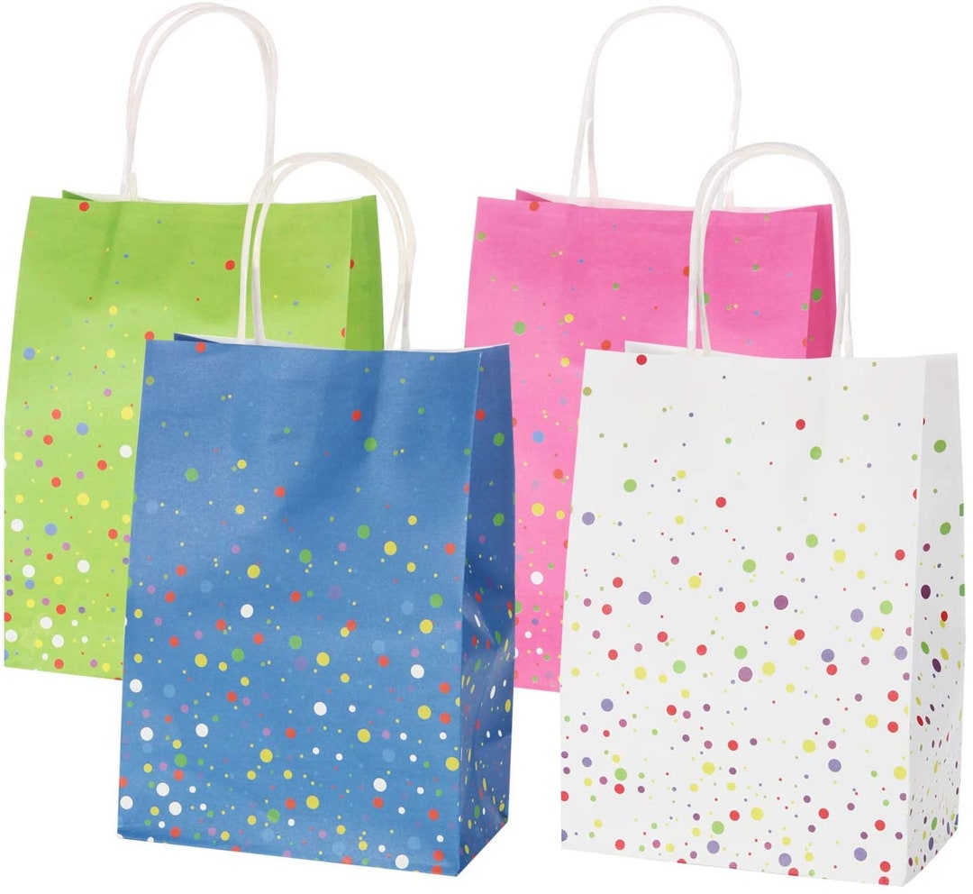 12 Craft Paper Gift Bags - Etsy