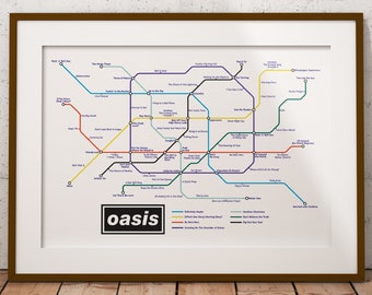 Oasis Poster | Etsy UK