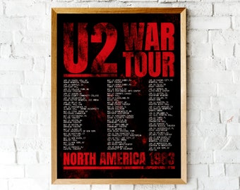 U2 Poster | Etsy