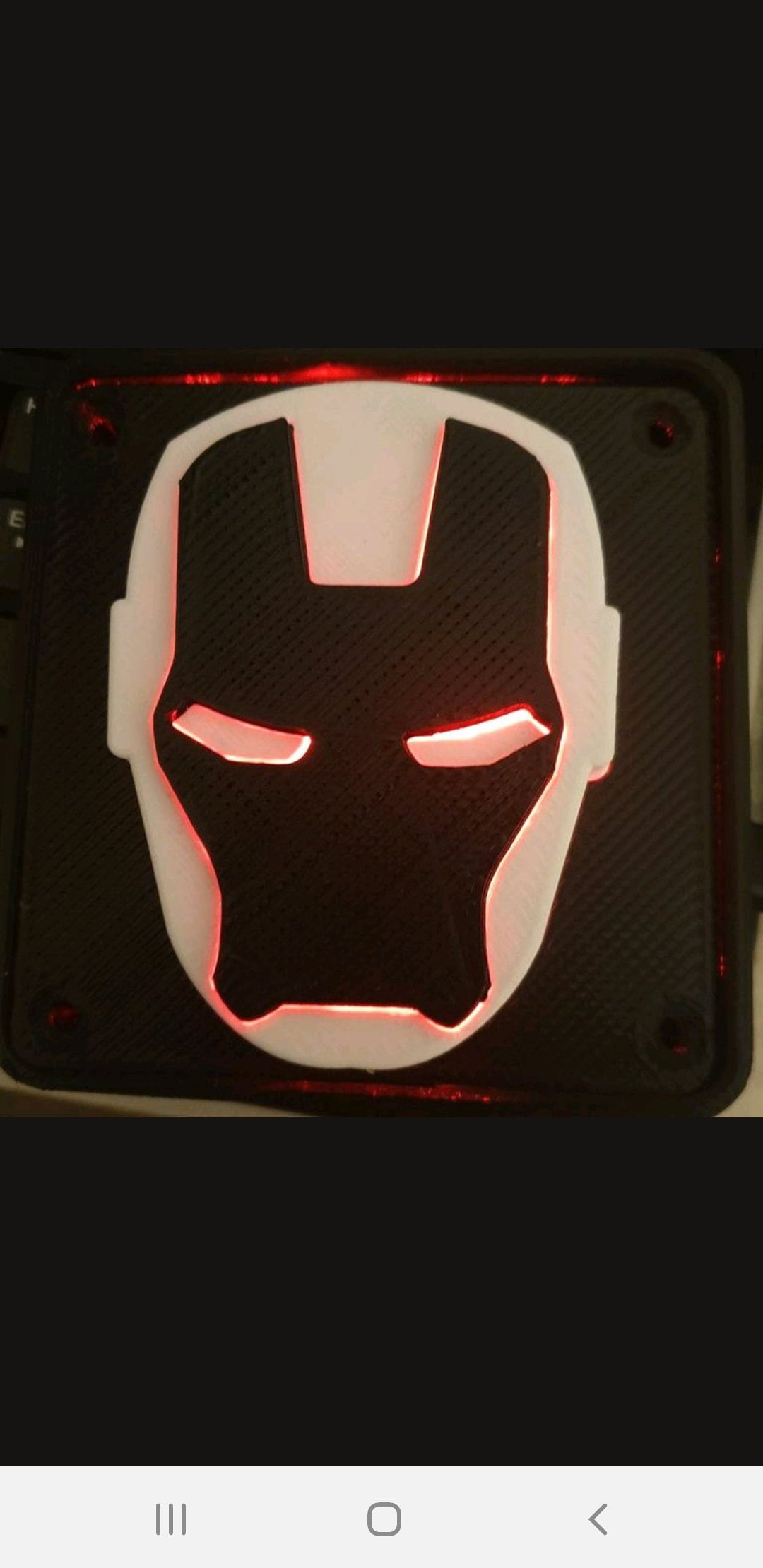 Wooden Backlit Wall Light (Iron Man 2) | atelier-yuwa.ciao.jp