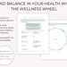Wheel of Life and Wellness Printable, Health Assessment & Template - Etsy