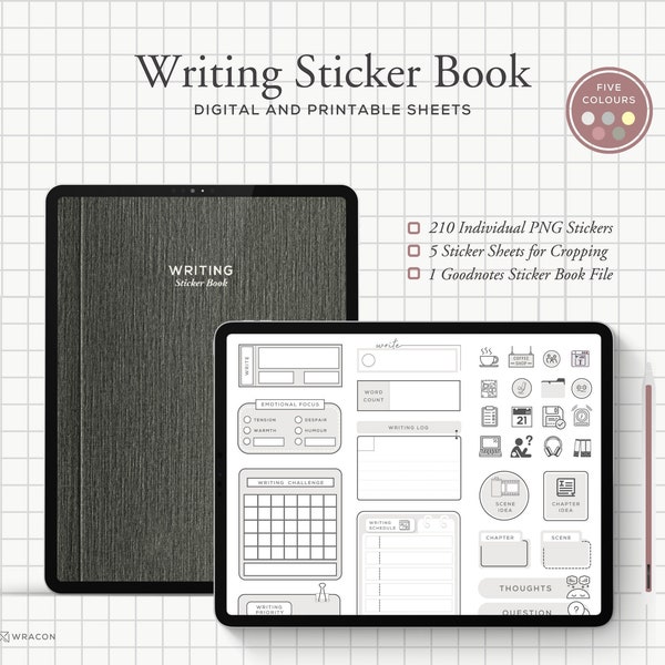 Writer Stickers - Etsy