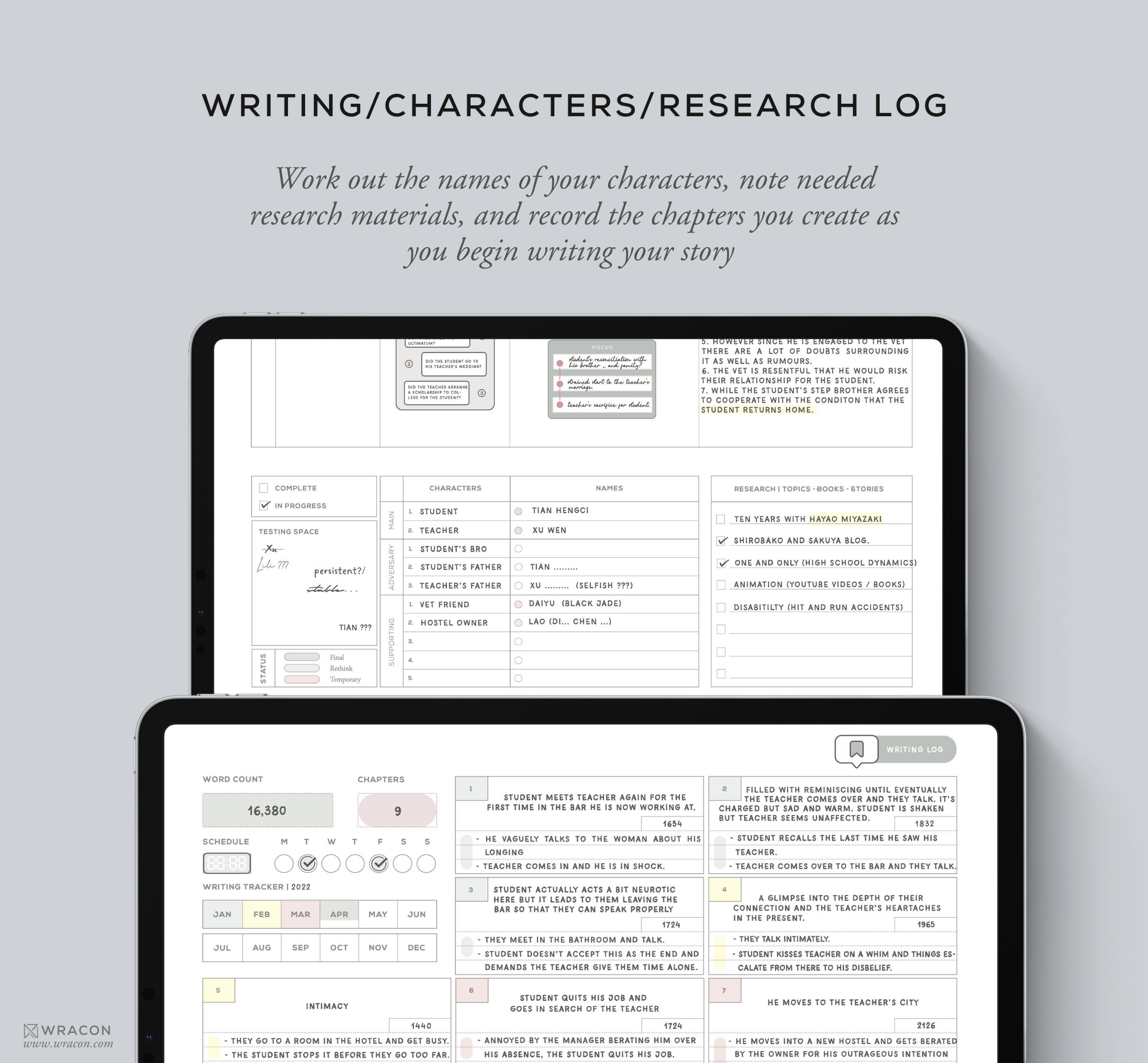 Story Builder Story Planner for Writers Plot Outlining - Etsy