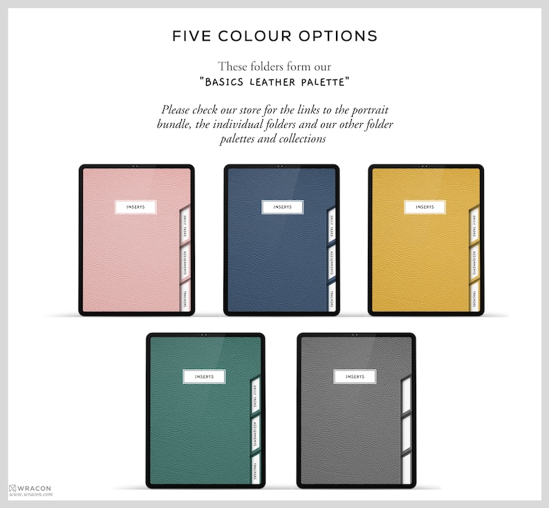 Digital File Folder BUNDLE Digital Planner Goodnotes Cover - Etsy