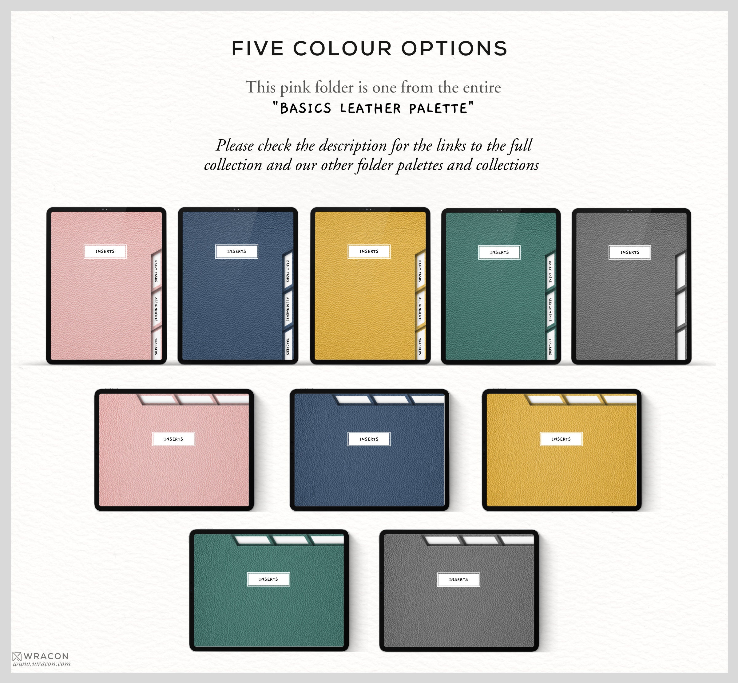 Digital File Folder yellow Digital Planner Goodnotes Cover Customize ...