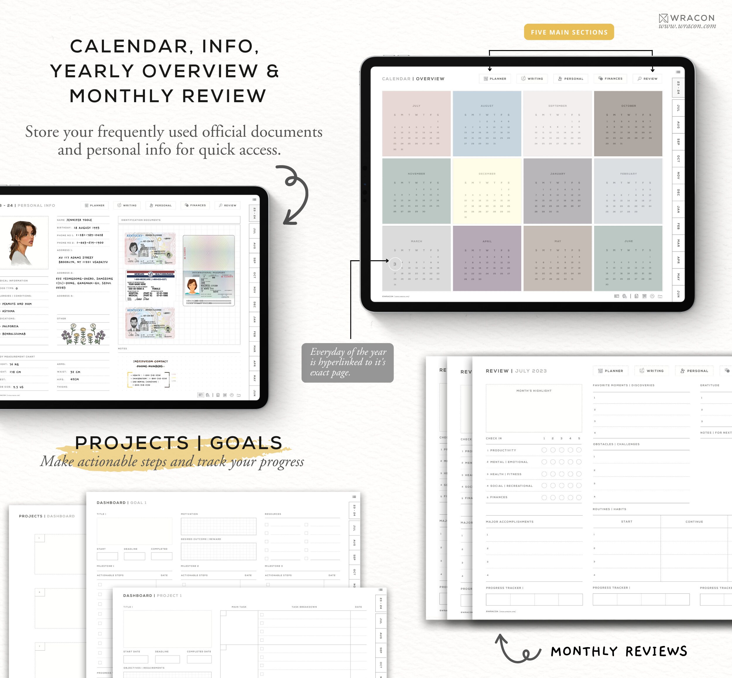 Mid-year Writer Planner pink Goodnotes Novel & Writer Planner for ...