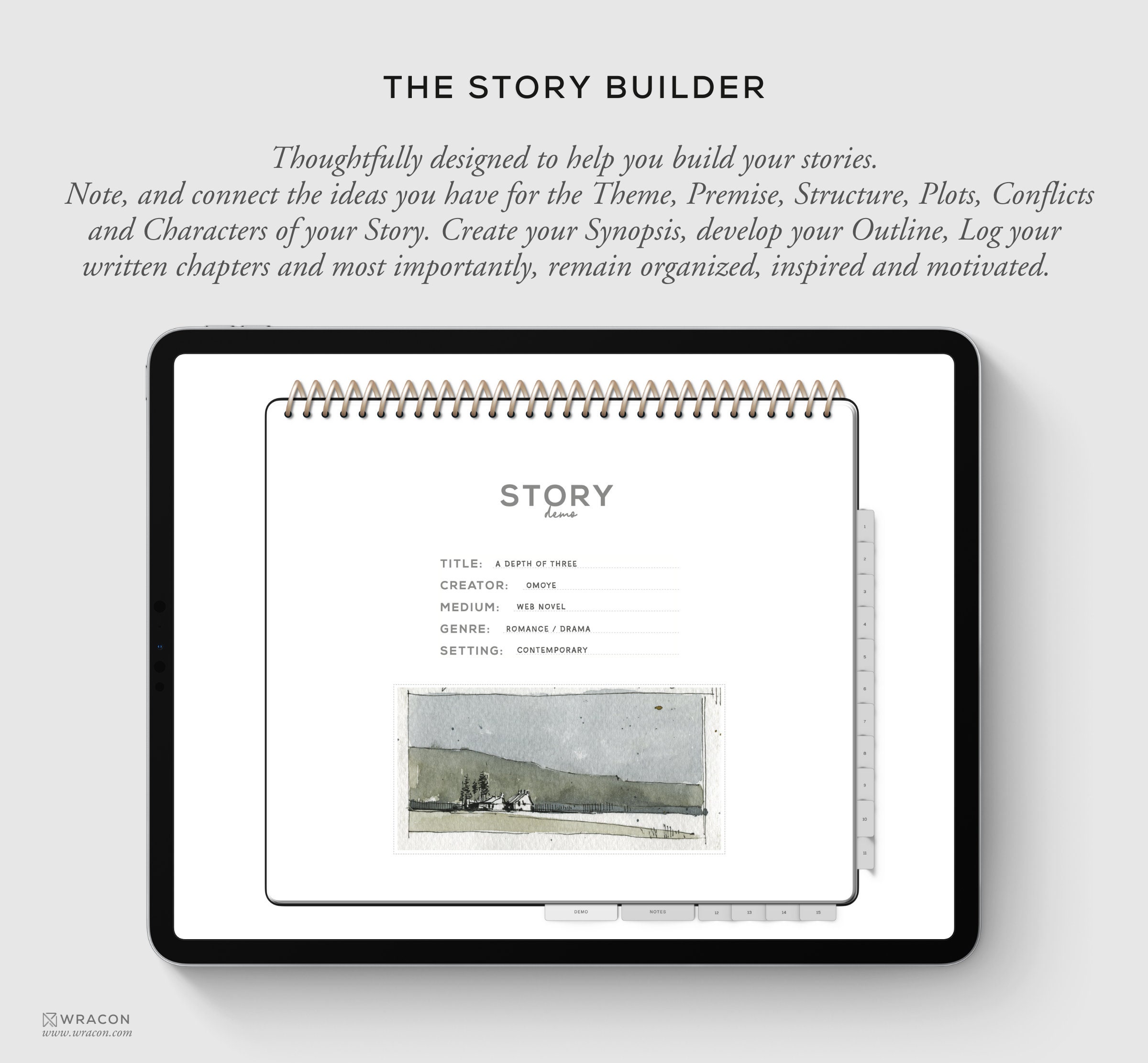 Story Builder Story Planner for Writers Plot Outlining - Etsy