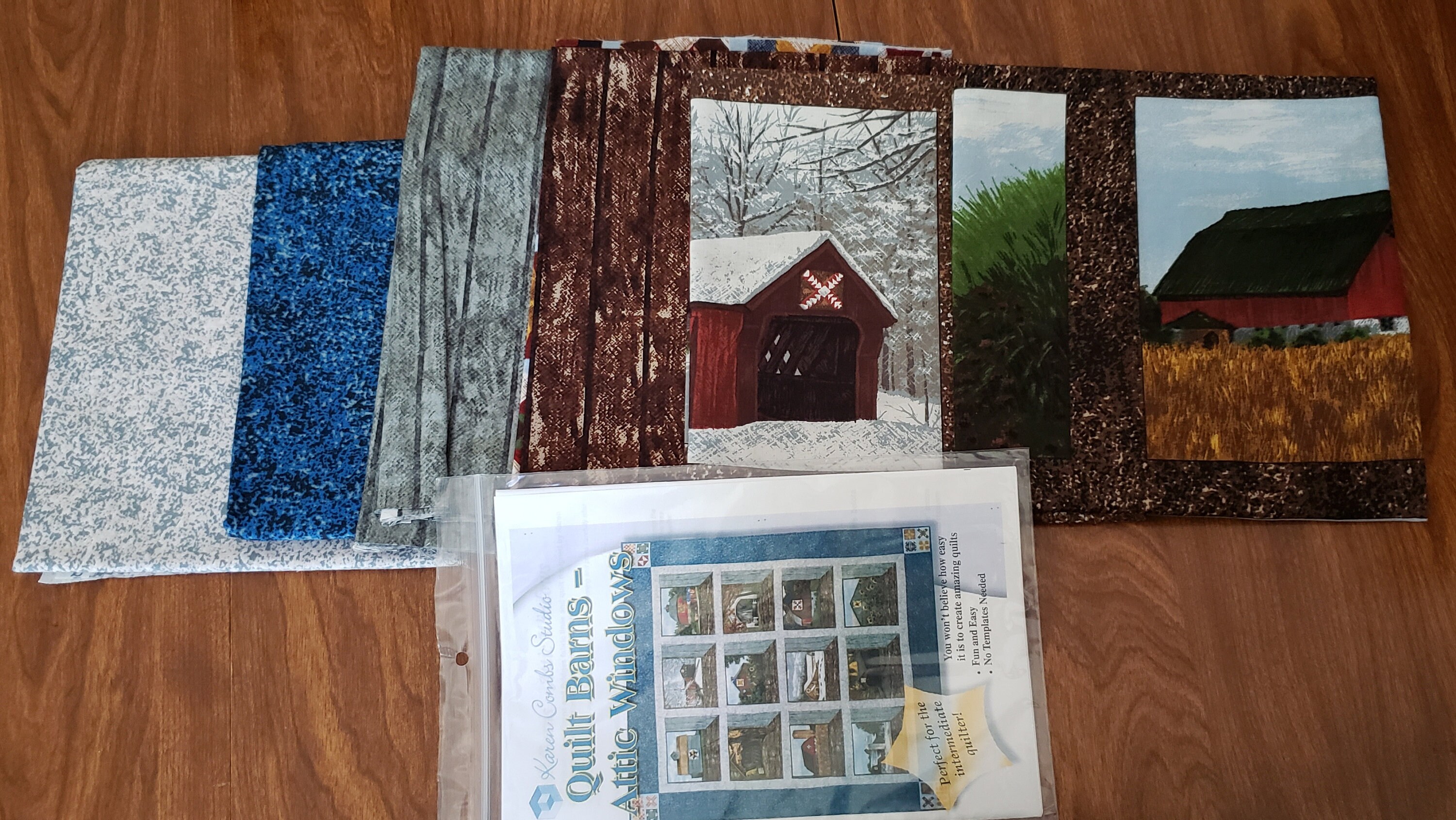 Quilt Trails Attic Windows Quilt Top Kit Includes Quilt Barns Attic ...