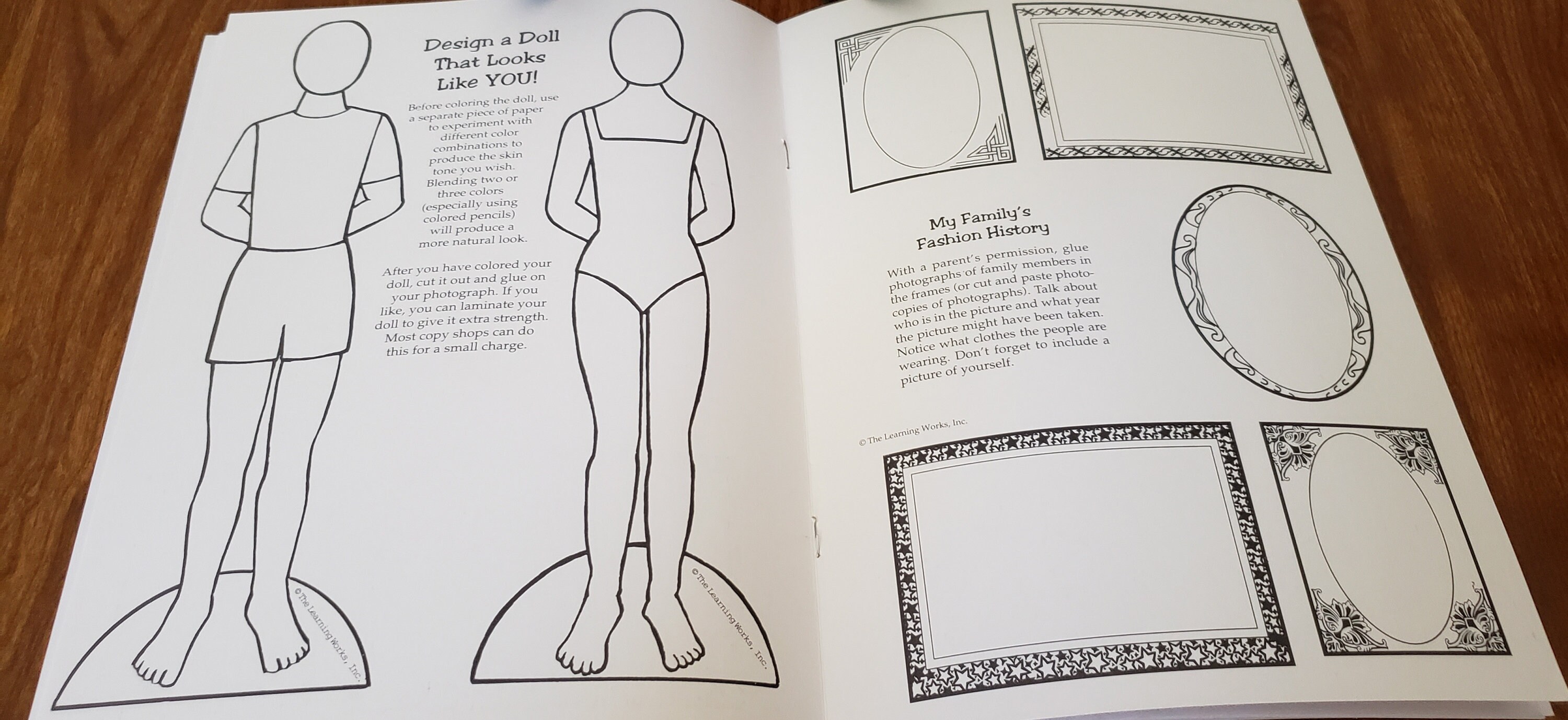 Teachers Millennium Paper Doll Book Look-alike Dolls and 1,000 Years of ...