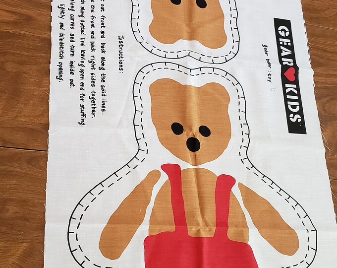 Little Gear Bear 1983 Gear Inc. Gear Kids' Design by Susan Baum Springs ...