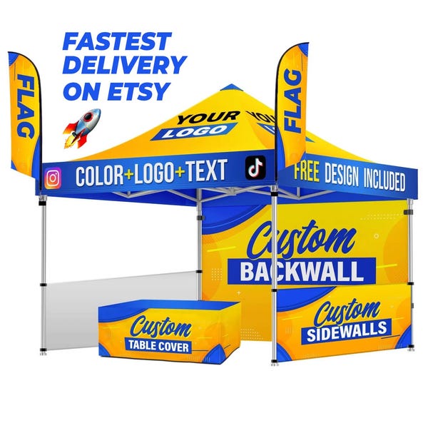Custom Canopy Pop Up - Etsy