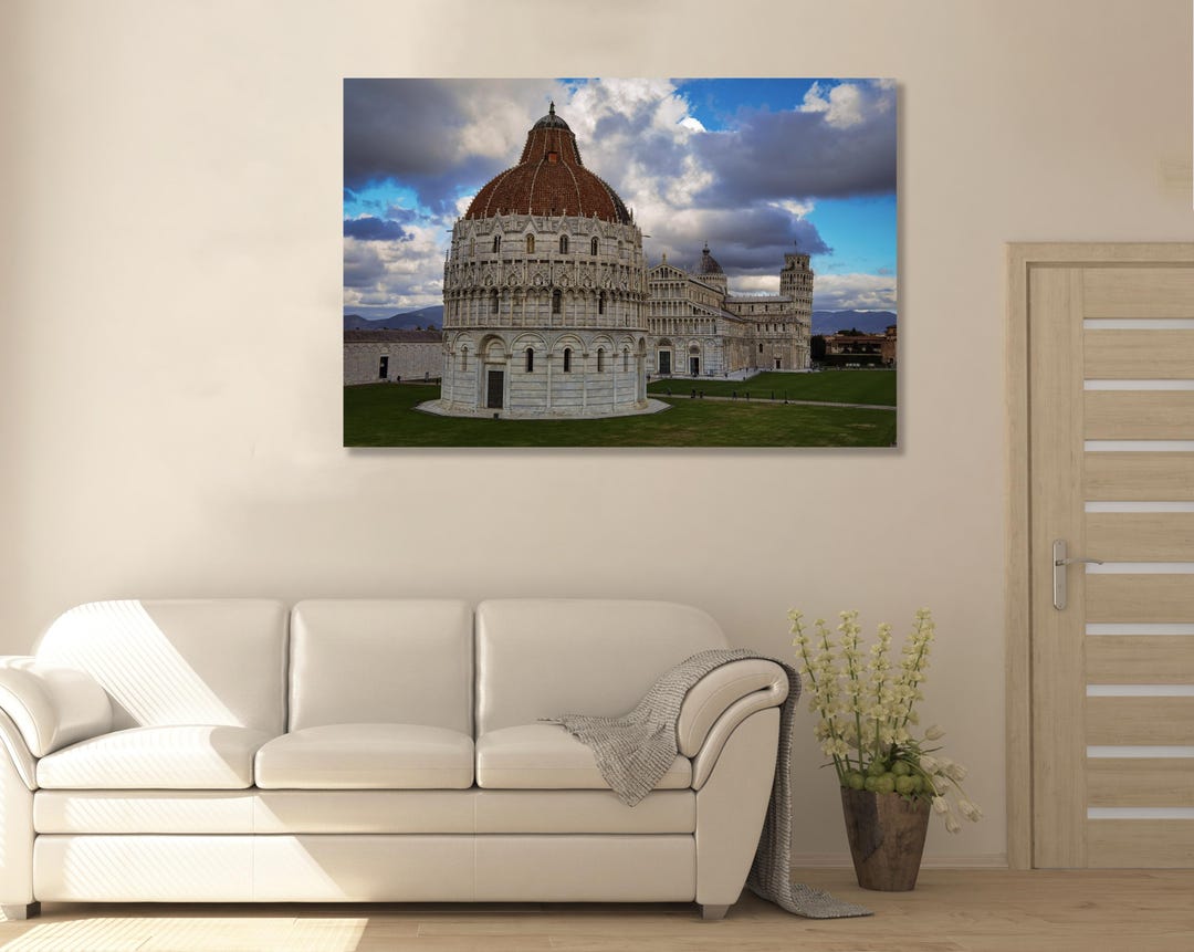 Canvas of Piazza Dei Miracoli in Pisa Wall Decorations, Canvas and ...