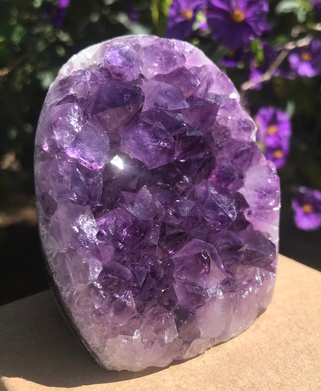 Gemmy Amethyst Mini Cathedral Crystal Home Decor Amethyst Crystal ...