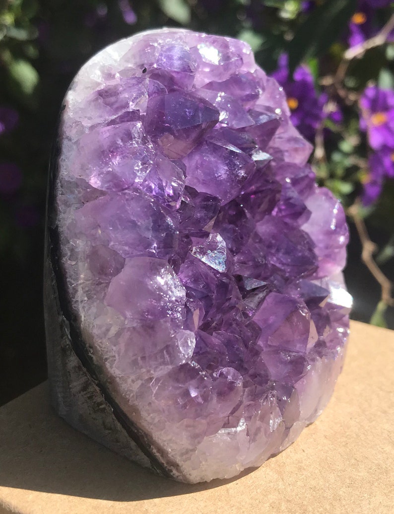 Gemmy Amethyst Mini Cathedral Crystal Home Decor Amethyst | Etsy