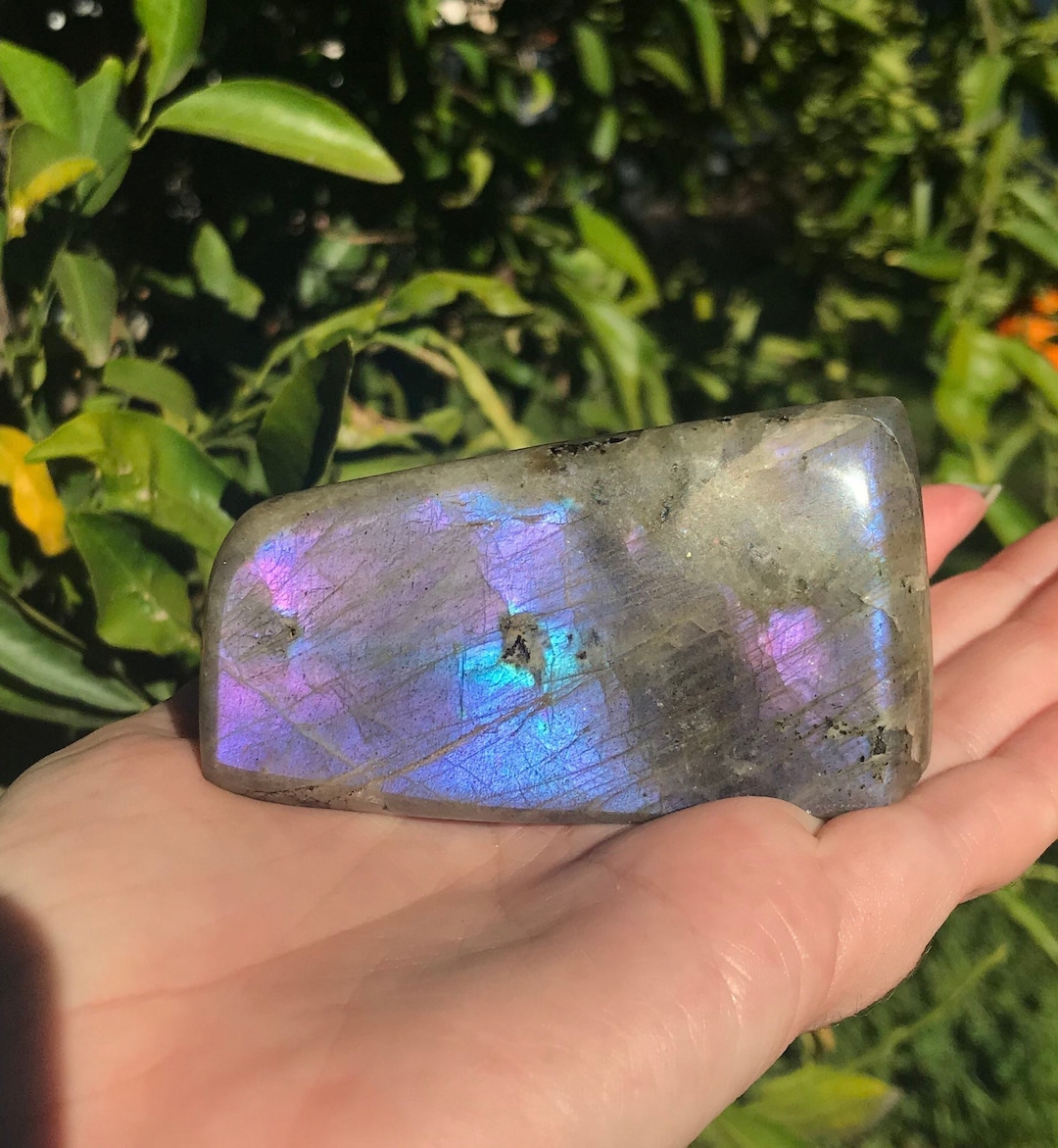 Labradorite Free Form Polished Labradorite Crystal Home Decor Sheen ...