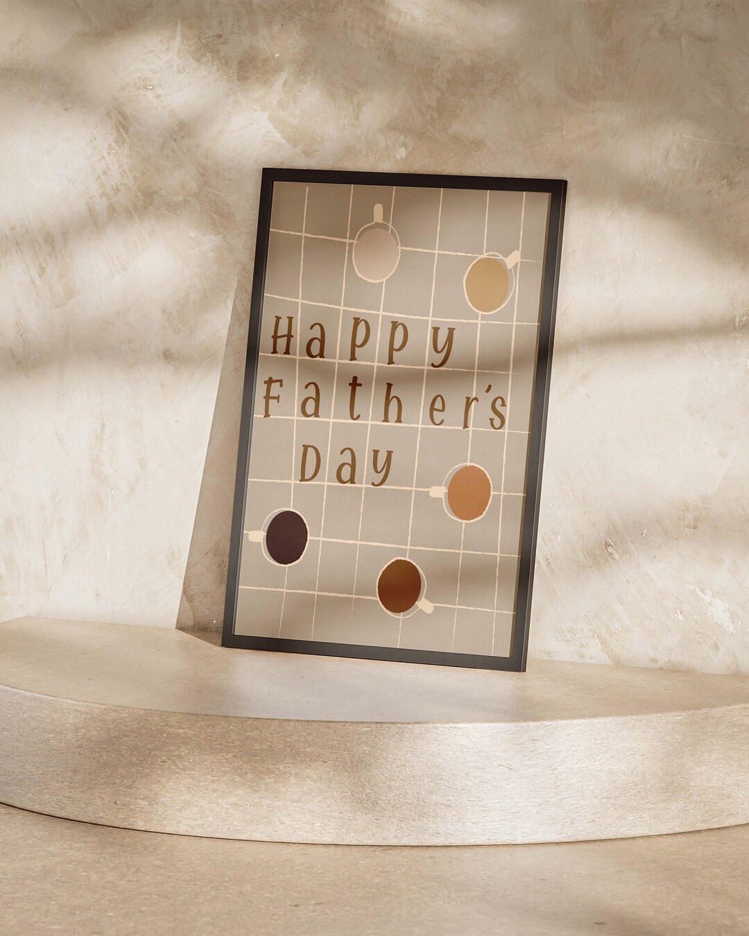 Printable Father's Day Card / Digital Father's Day Card / Retro Digital ...