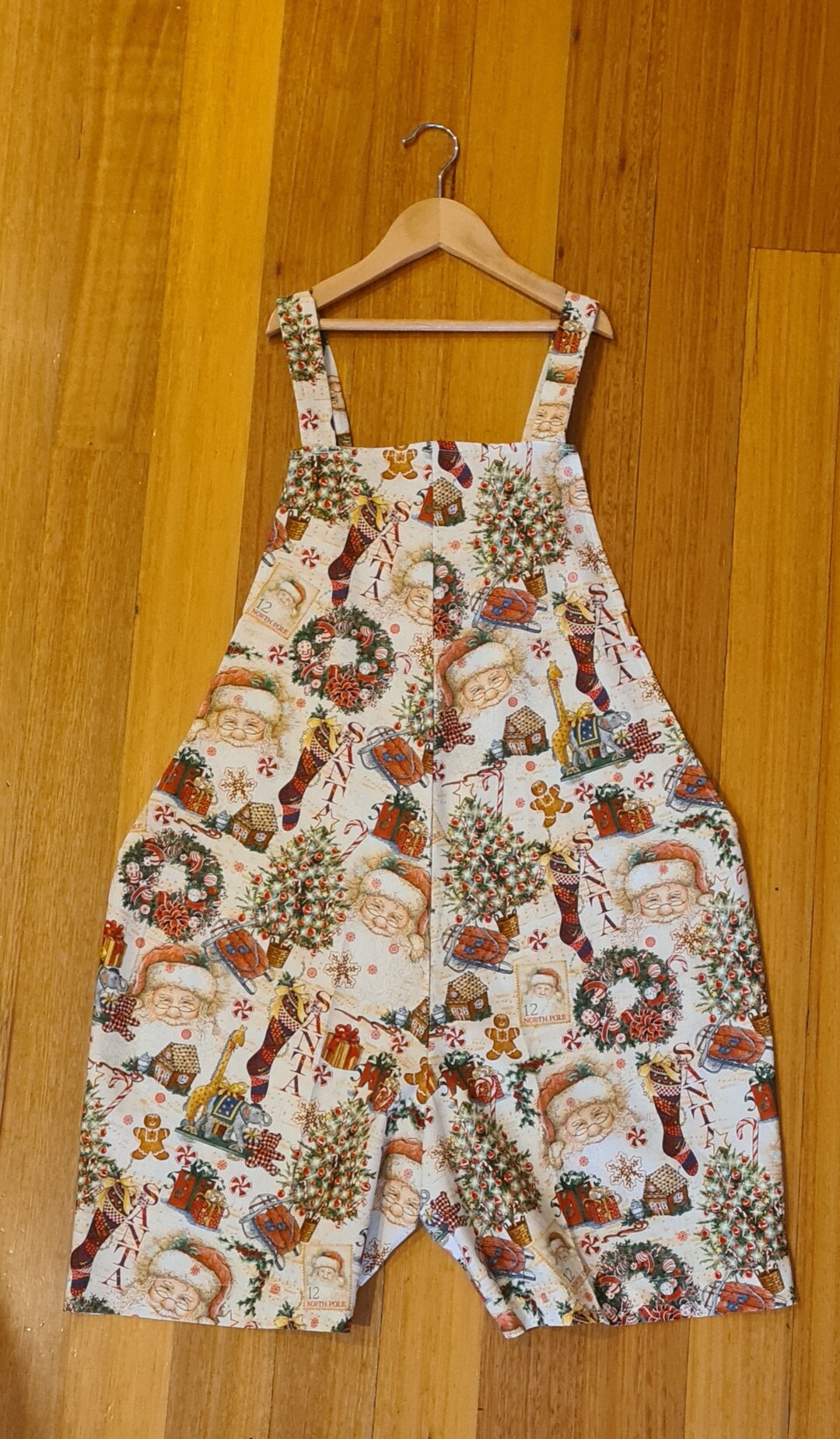 Aust Made. LADIES CHRISTMAS DUNGAREE / Christmas Onesie/ Christmas ...