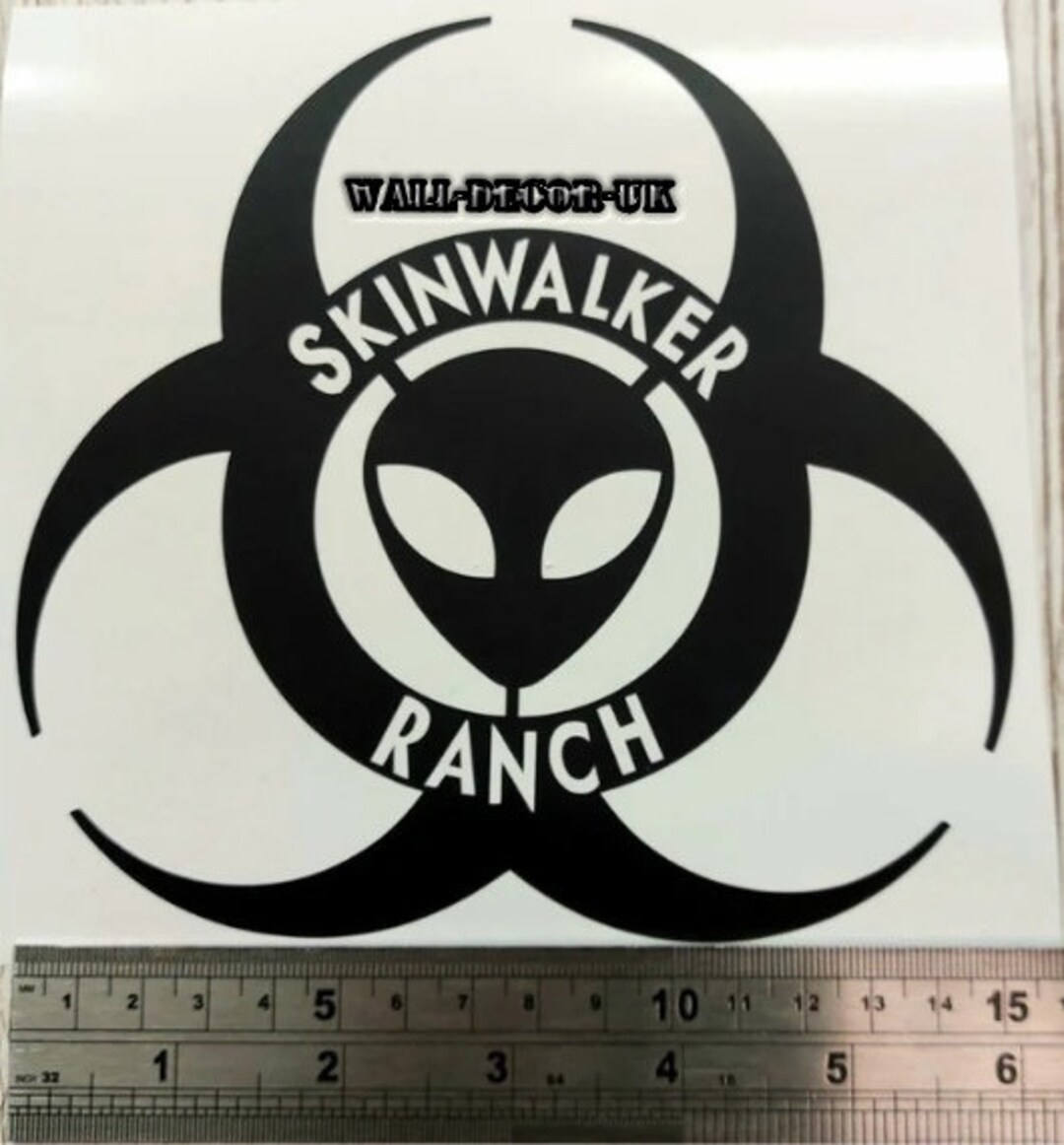 Skinwalker Alien Biohazard Logo Black Vinyl Decal Sticker for - Etsy