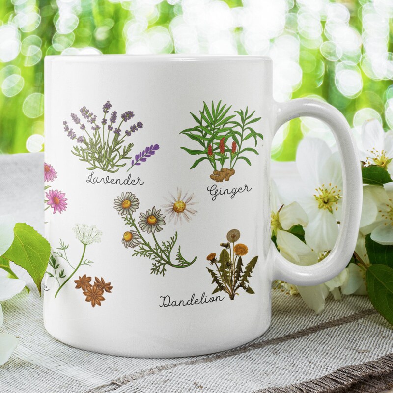 Botanical Mug - Etsy