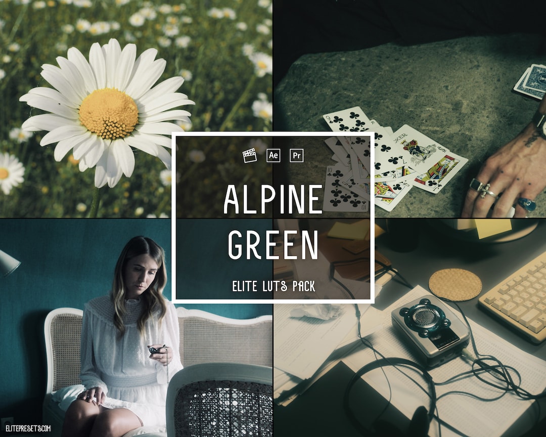 25 Alpine Green Luts | Dark Moody, Deep Tones, Forest Boho Film Presets ...