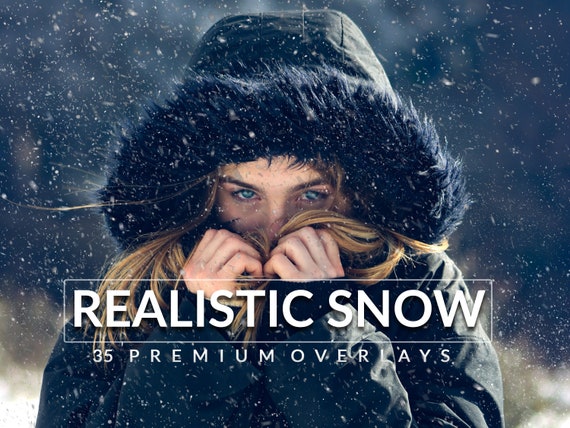 Snow Overlays 4K Realistic Snow Falling Snow Overlay - Etsy