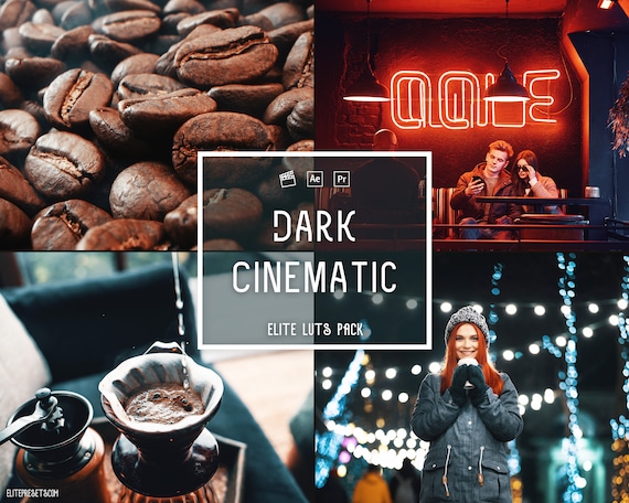 Dark Cinematic Film Luts Color Grading Video and Photo | Etsy
