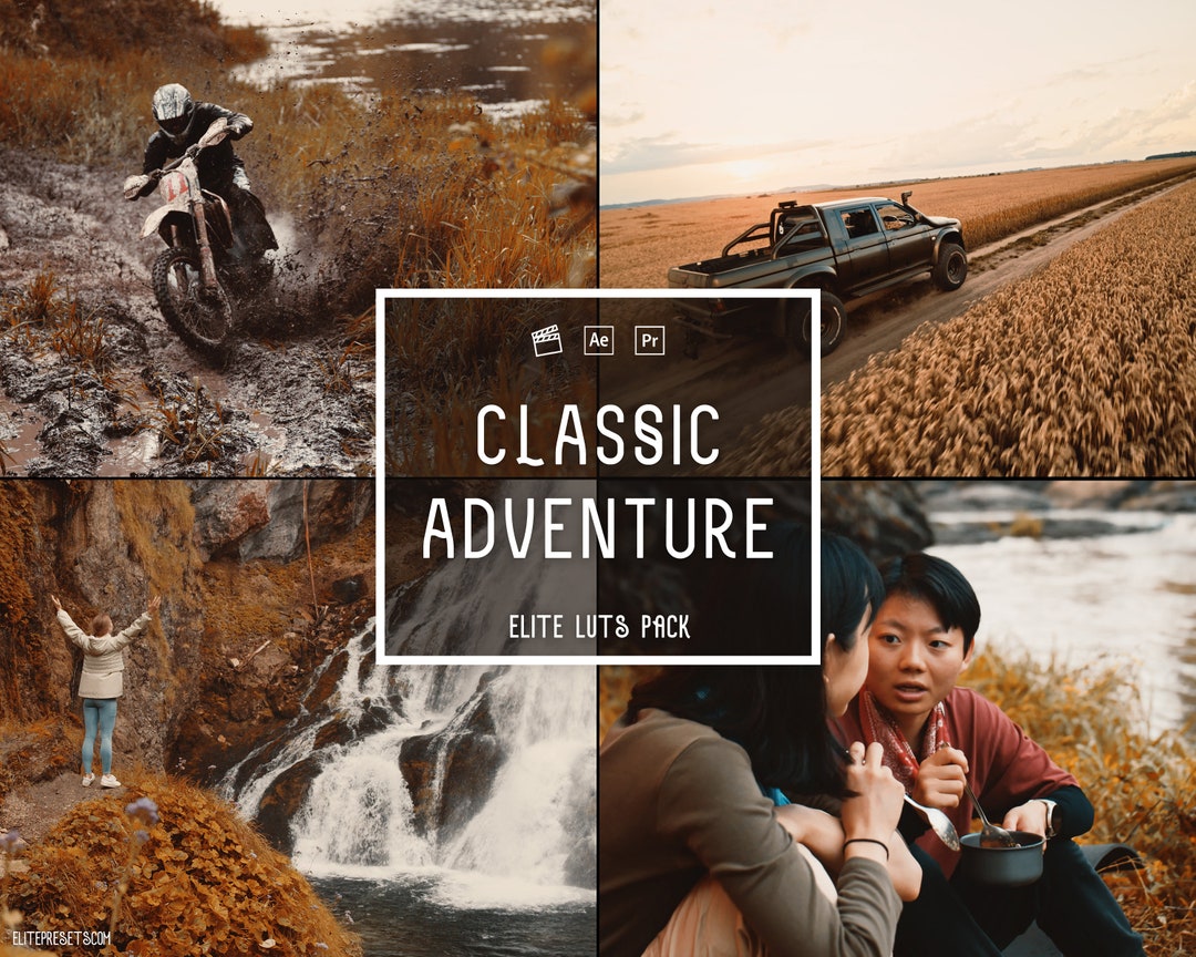 20 Classic Adventure Luts | Hiking Moody, Deep Mountain Tones, Sports Film Luts | Classic ...