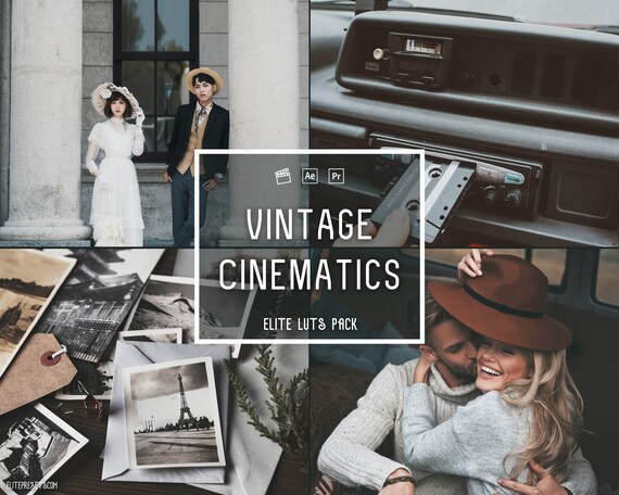 Vintage Cinematic Film Luts Color Grading Video and Photo | Etsy