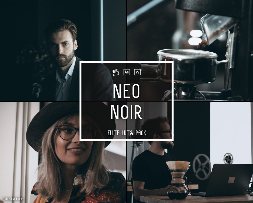 50 Neo Noir Luts | Dark Aesthetic Luts, Minimal Dark Cinematic, Moody ...