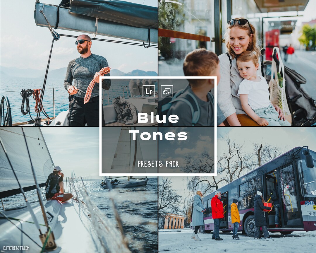10 Blue Tones Presets | Cinematic Blue Tones, Deep Blue Depth, Summer ...