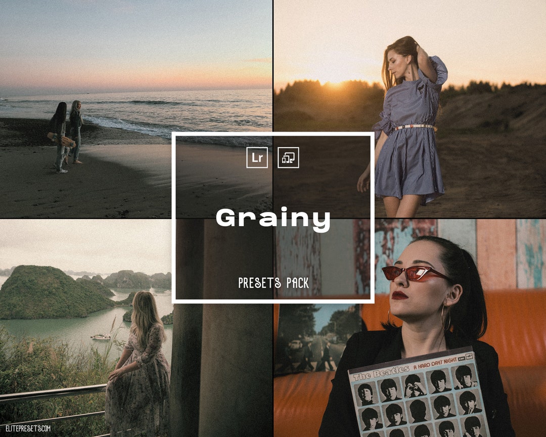 20 Grainy Presets | Vintage Grainy, Analog Filter, Classic Grainy Film ...