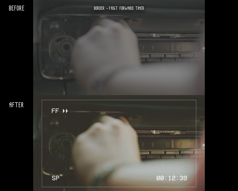 50 VHS Video Overlays & Luts Color Grading Photo and Video - Etsy Ireland