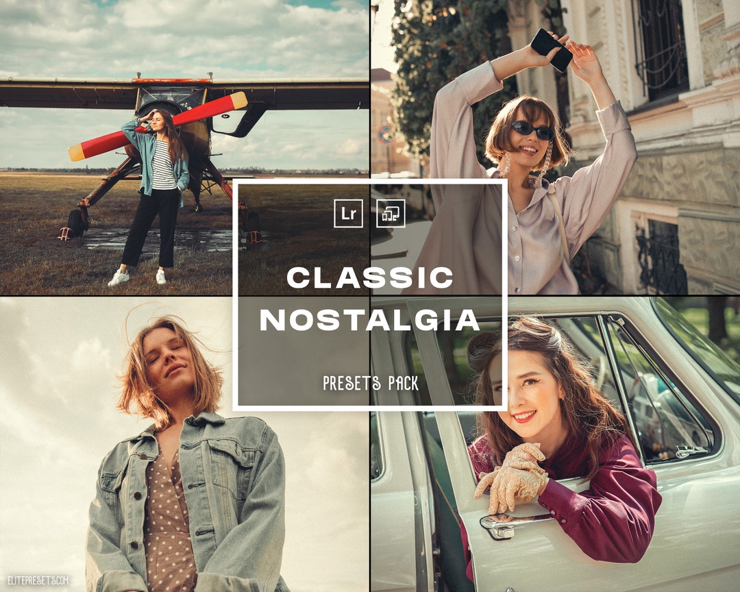13 Classic Nostalgia Presets | Aesthetic Filmic Photography | Photo ...