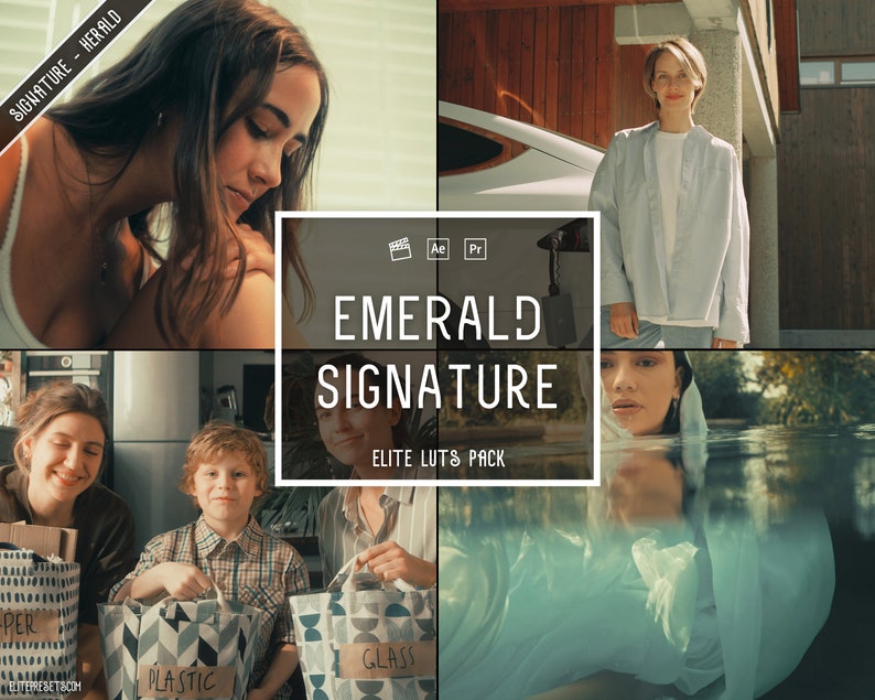 10 Emerald Green Luts Color Grading | Photo and Video | Mobile ...