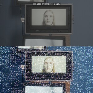 50 4K CRT Video Overlays | Old CRT TV, Retro Tech Atmosphere & Glitches ...