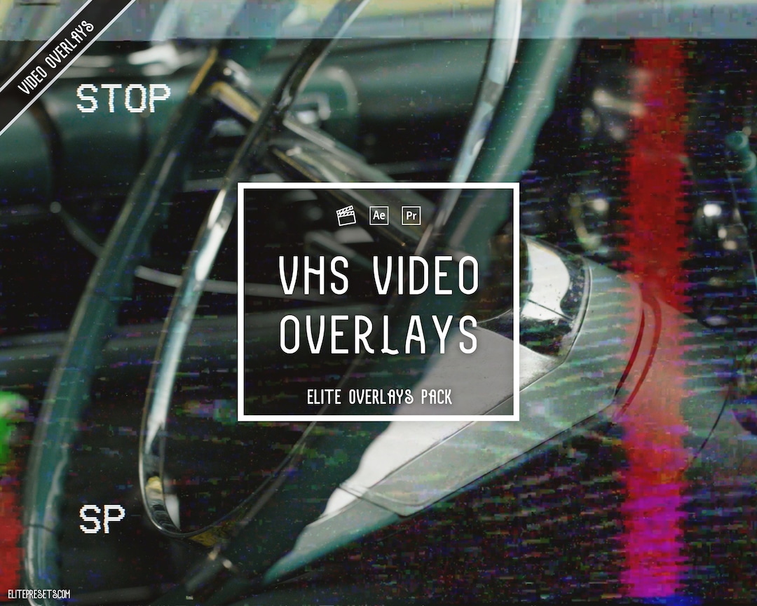 50 VHS Video Overlays & Luts Color Grading | Photo and Video | Mobile ...