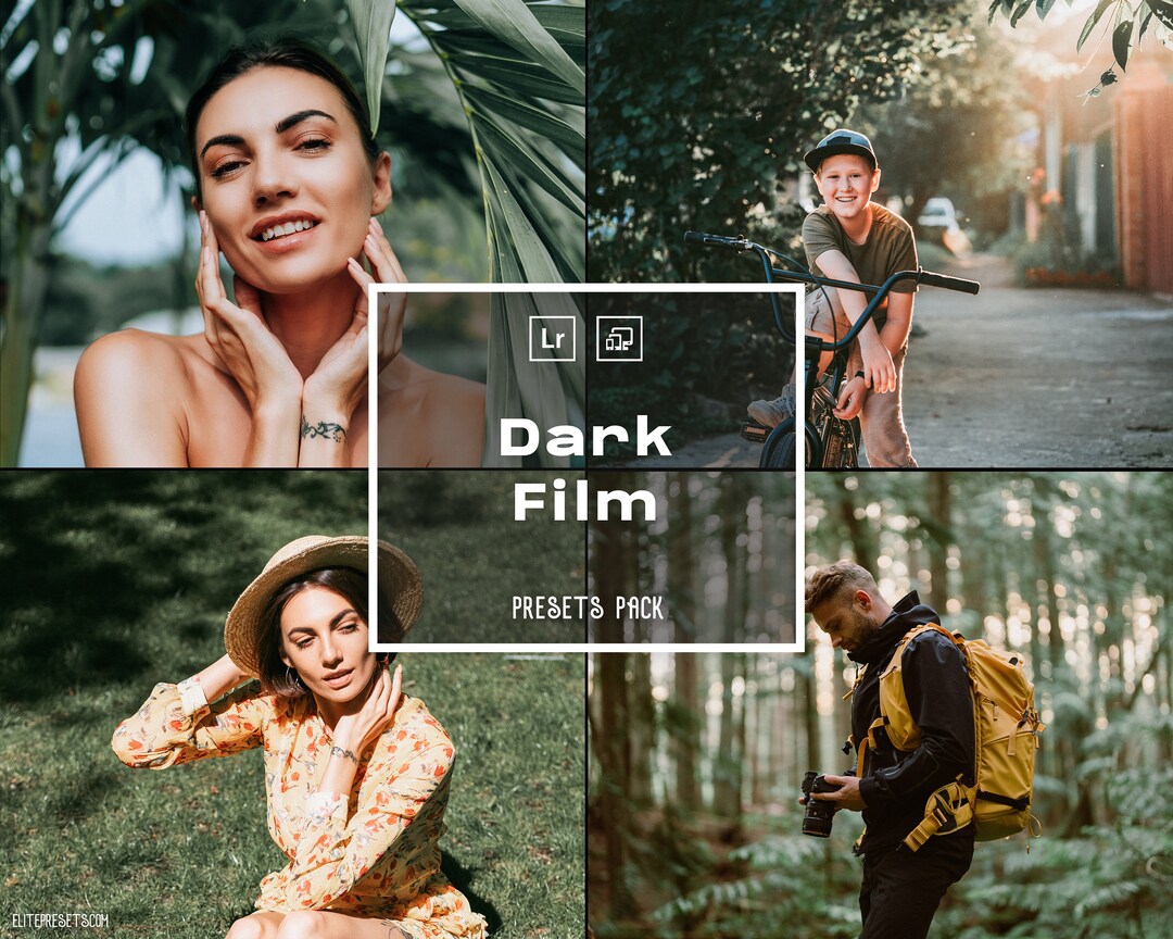 12 Dark Film Presets | Black & Noir Aesthetics, Dark Presets, Fashion ...