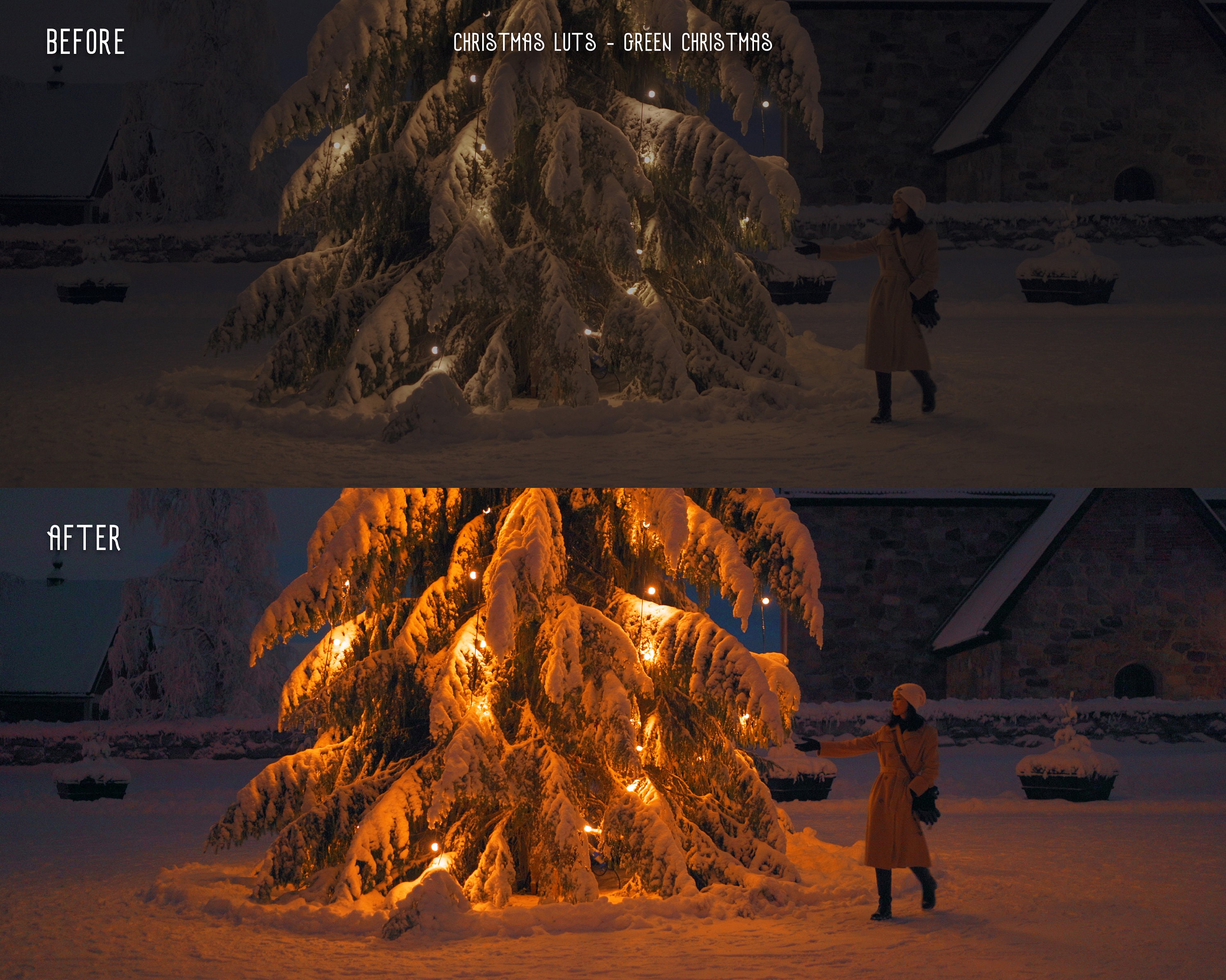 11 Christmas Video Presets Luts Photo and Video Mobile & - Etsy