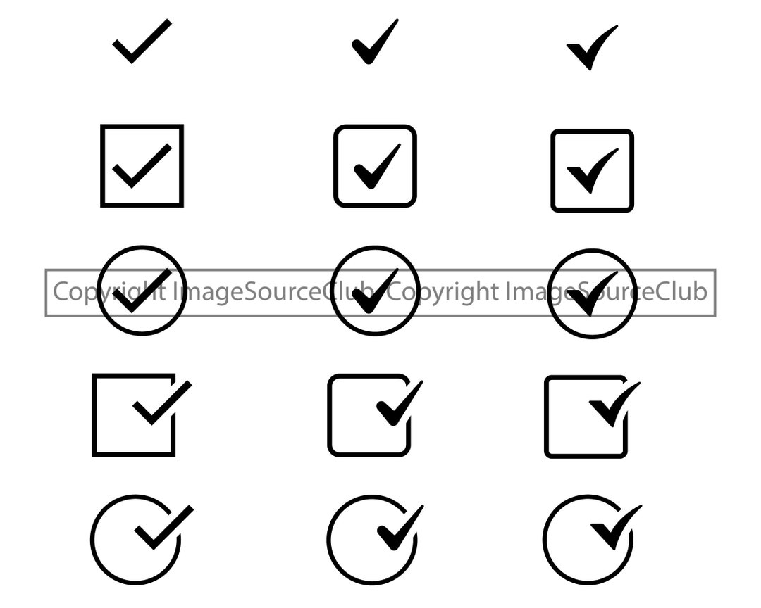 Check Mark & Checkmark PNG, SVG and JPG Files | Transparent, Vector ...