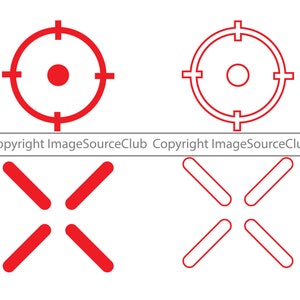Hitmarker Crosshair Game Scope: Transparent Vector Files (PNG, SVG, JPG ...