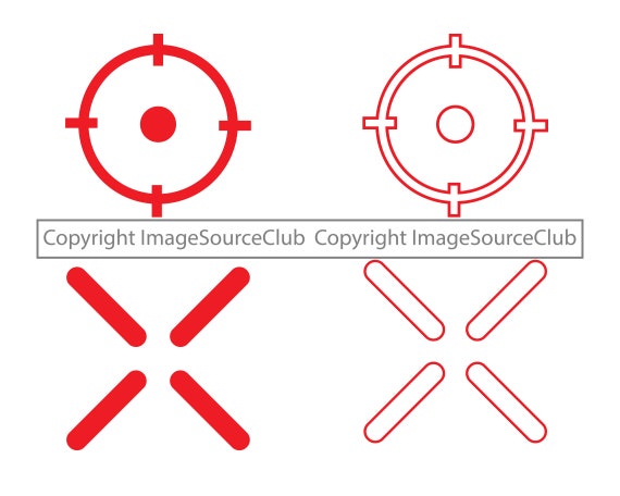 Hitmarker Crosshair Game Scope PNG SVG JPG Files - Etsy Canada