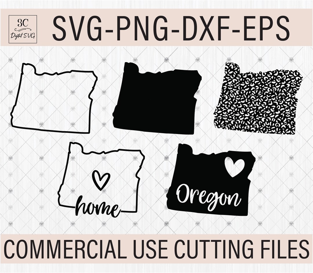 Oregon SVG Bundle, Oregon Outline Clipart, Oregon Shirt Svg, Oregon ...