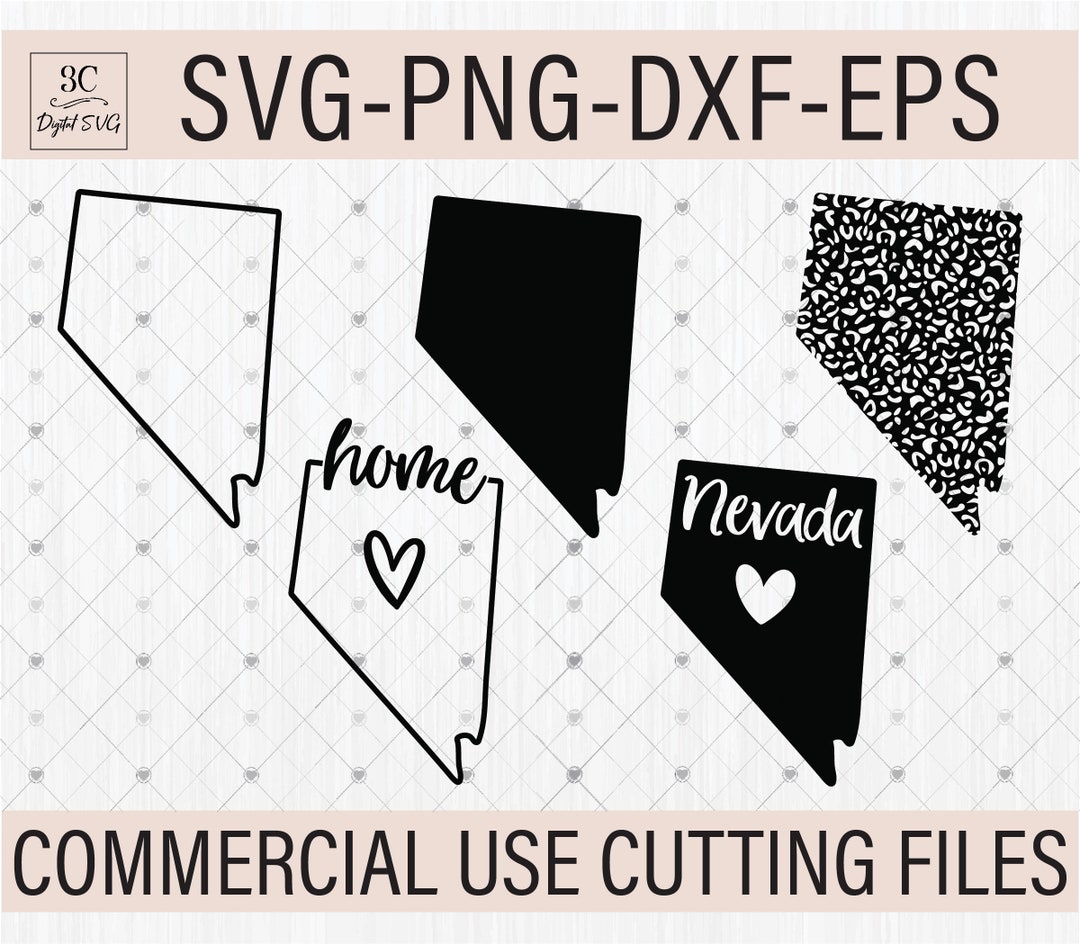 Nevada SVG Bundle, Nevada Outline Clipart, Nevada Shirt Svg, Nevada ...