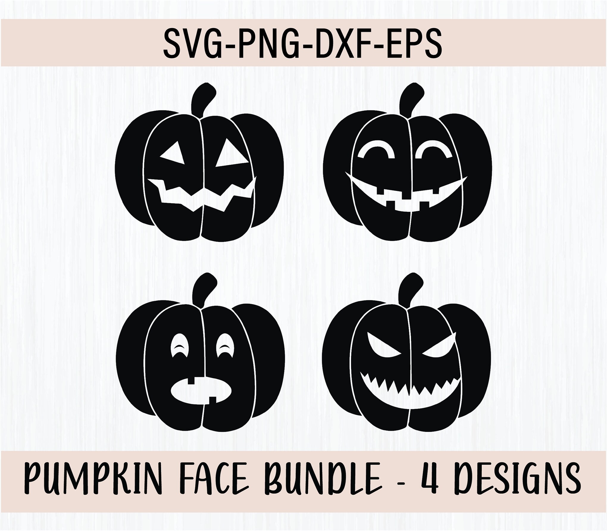Pumpkin Svg Bundle Halloween Svg Pumpkin Face Svg Pumpkin - Etsy