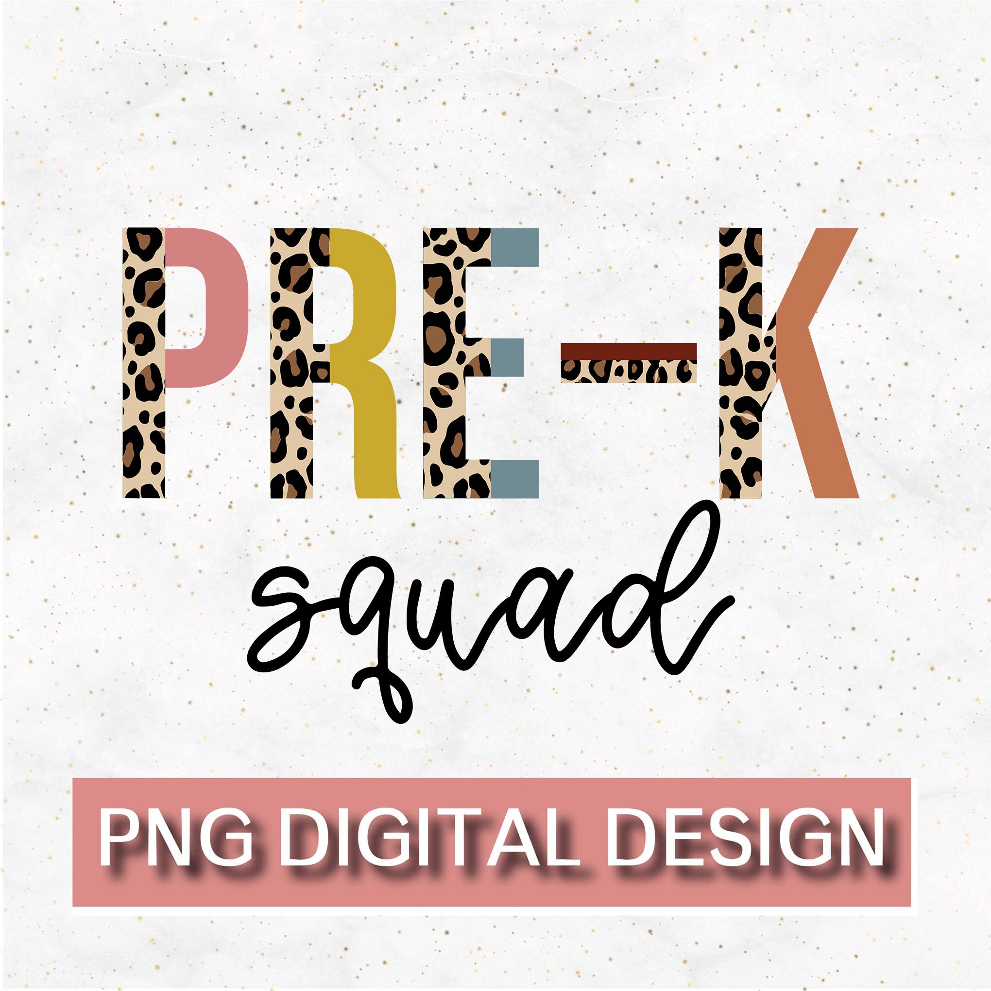 Pre-k Squad Leopard Png School Sublimation Png Preschool - Etsy