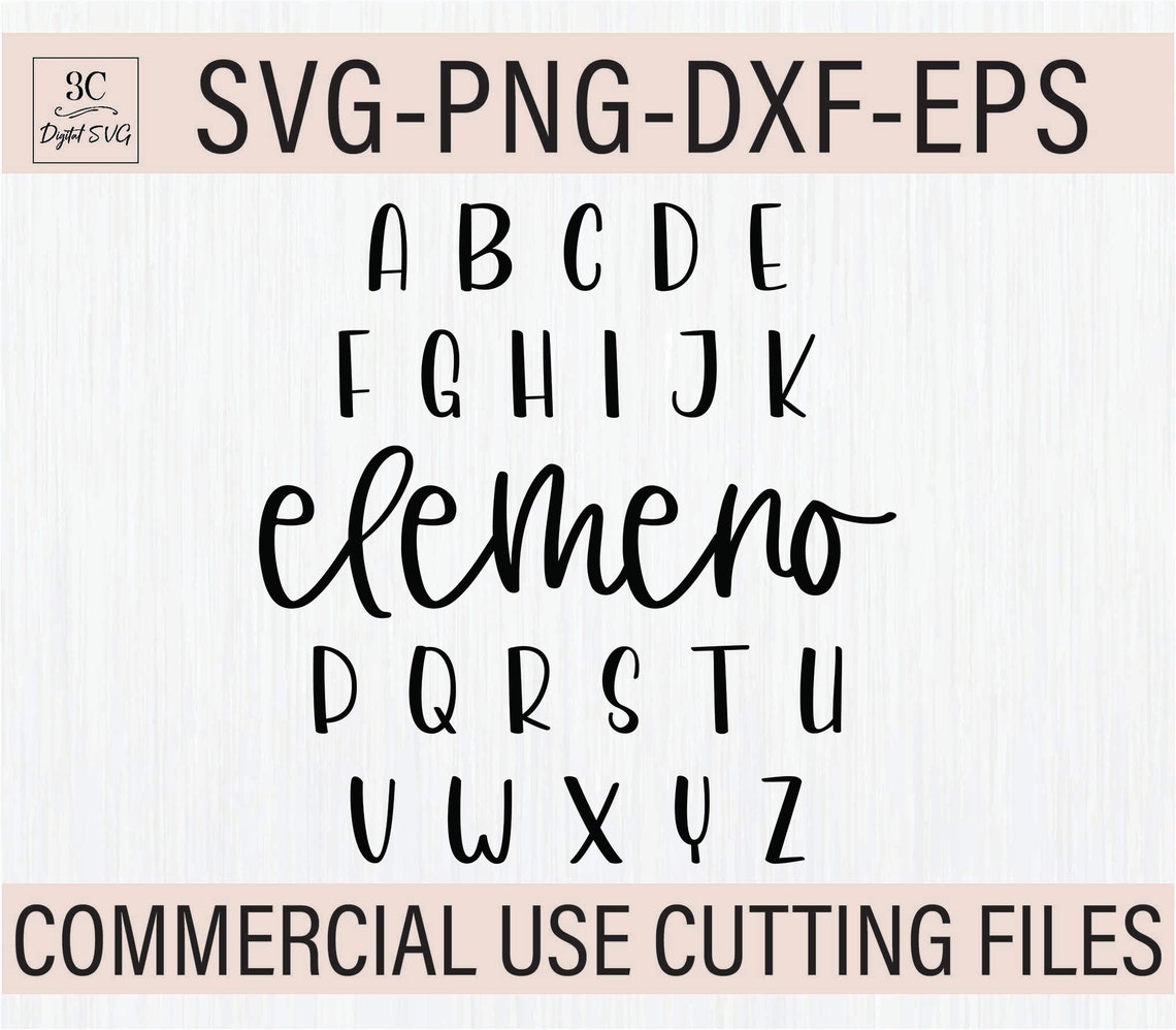 Elemeno SVG Alphabet Elemeno SVG Teacher Svg Back to School - Etsy