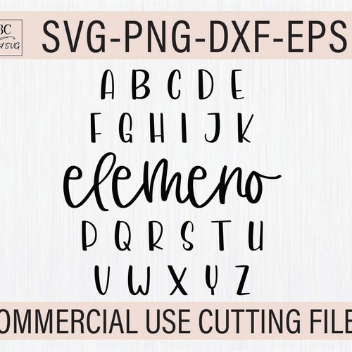 Elemeno SVG Alphabet Elemeno SVG Teacher Svg Back to School - Etsy
